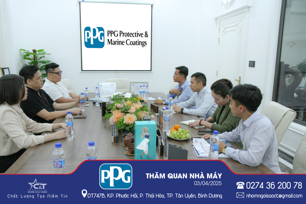 Tập đoàn sơn PPG trao chứng nhận sản phẩm BH 25 năm AAMA 2605