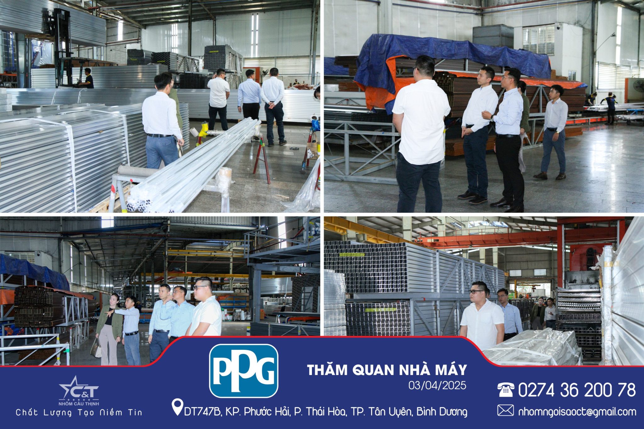 Tập đoàn sơn PPG trao chứng nhận sản phẩm BH 25 năm AAMA 2605