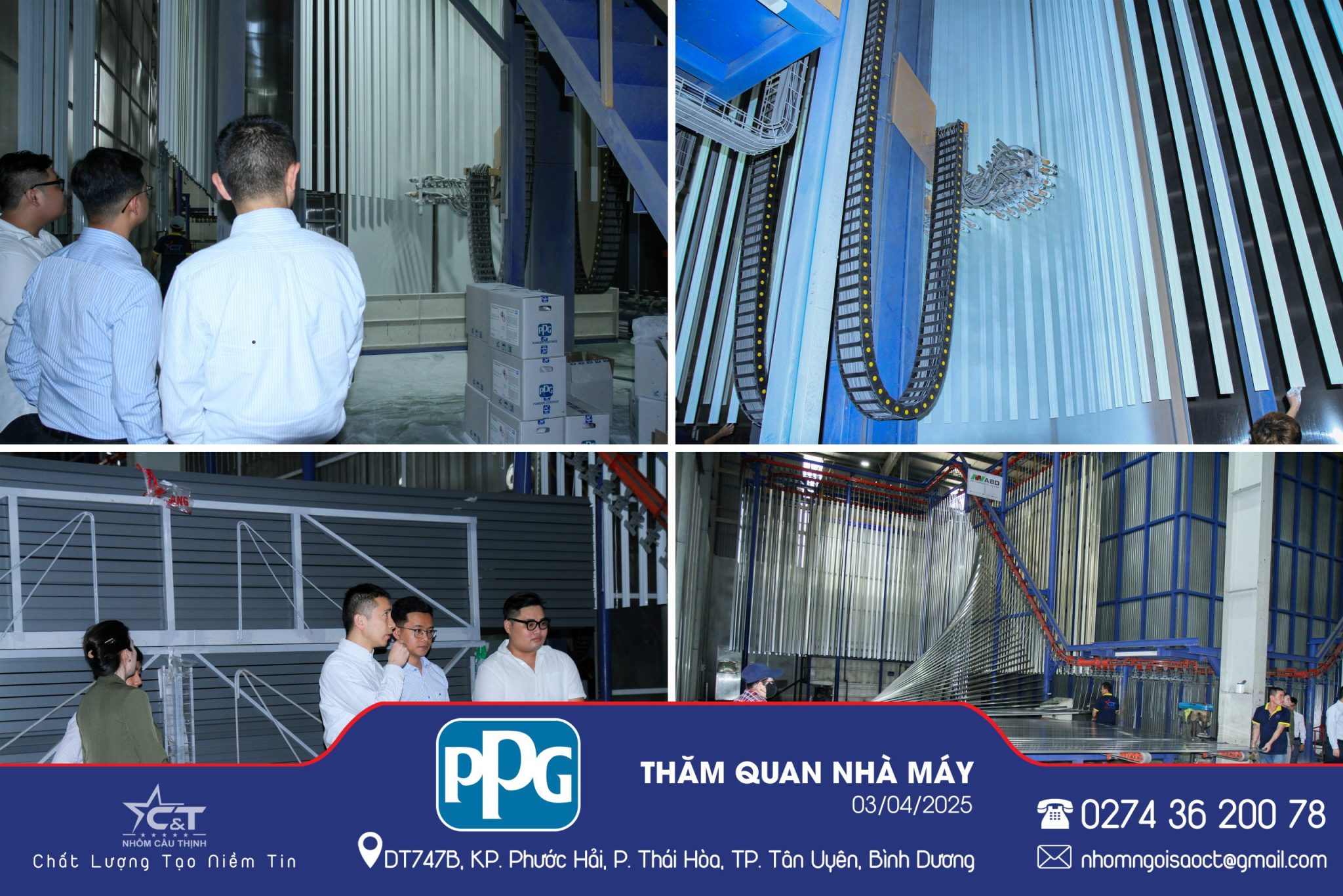 Tập đoàn sơn PPG trao chứng nhận sản phẩm BH 25 năm AAMA 2605