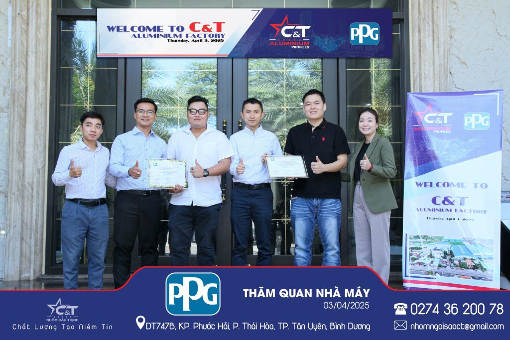 Tập đoàn sơn PPG trao chứng nhận sản phẩm BH 25 năm AAMA 2605
